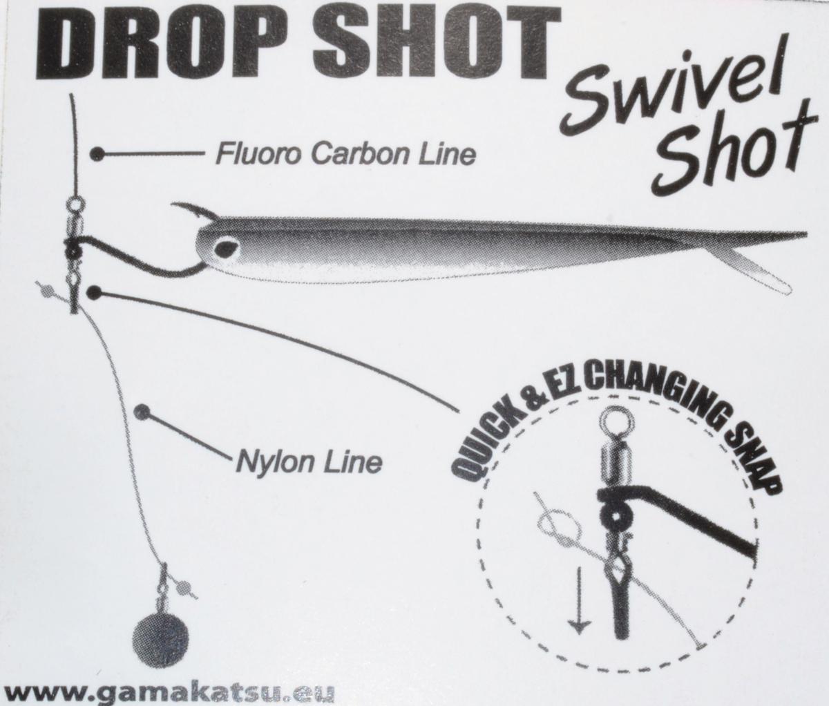 Gamakatsu Swivel Shot drop shot-koukku - Kalastusväline Rialinna