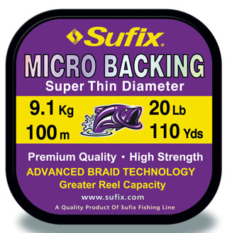 Sufix Micro Backing 20 lb 100 m - Kalastusväline Rialinna